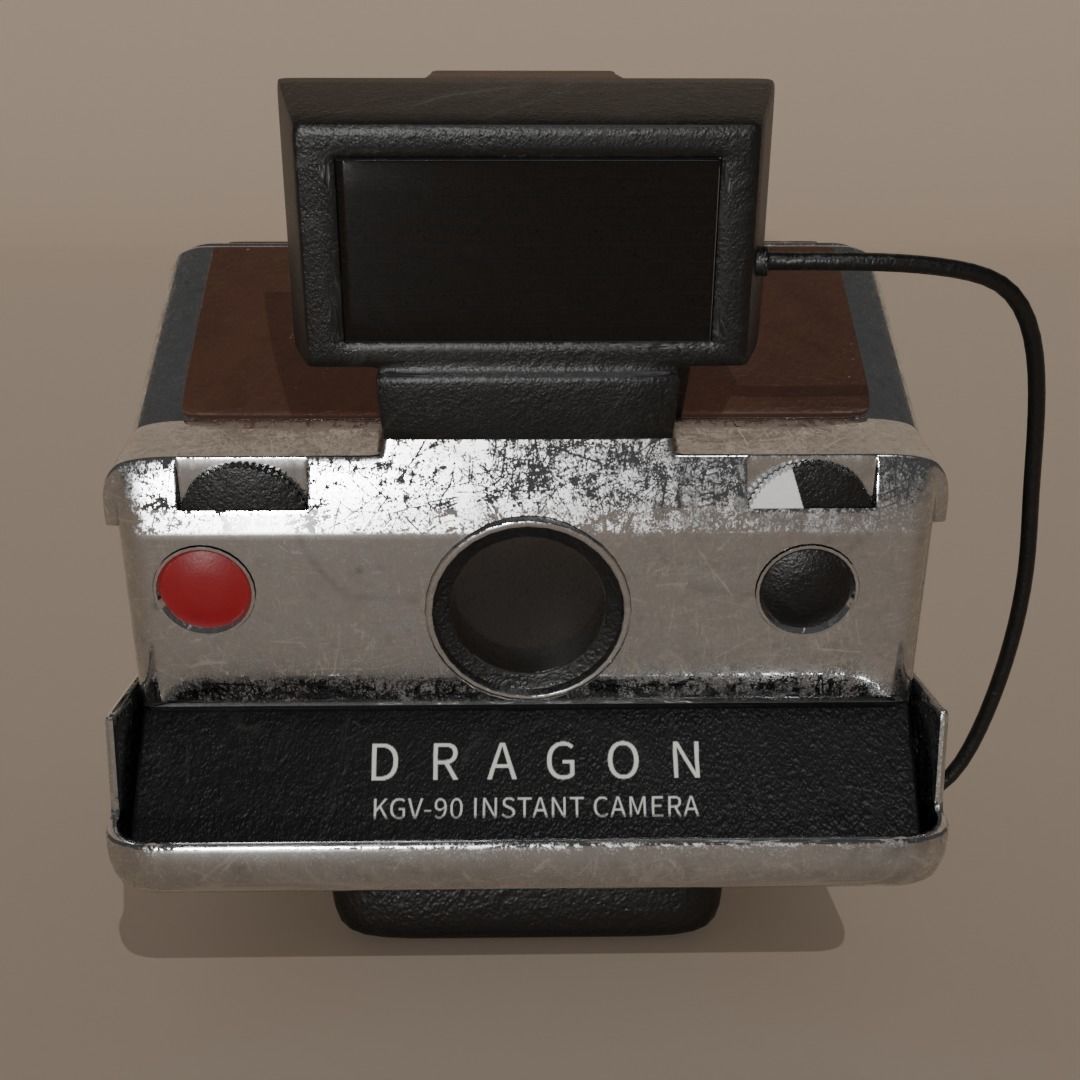 Retro Instant Camera 3D model | CGTrader