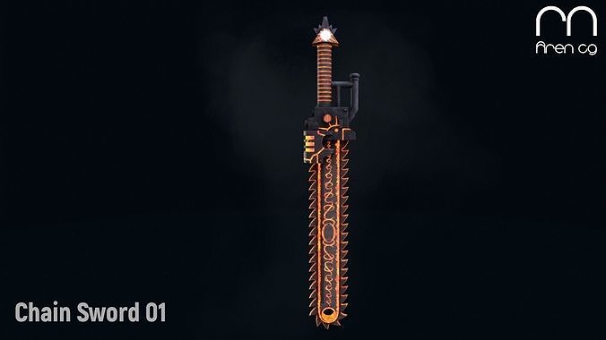 3D model AC Chain Sword 01 VR / AR / low-poly | CGTrader