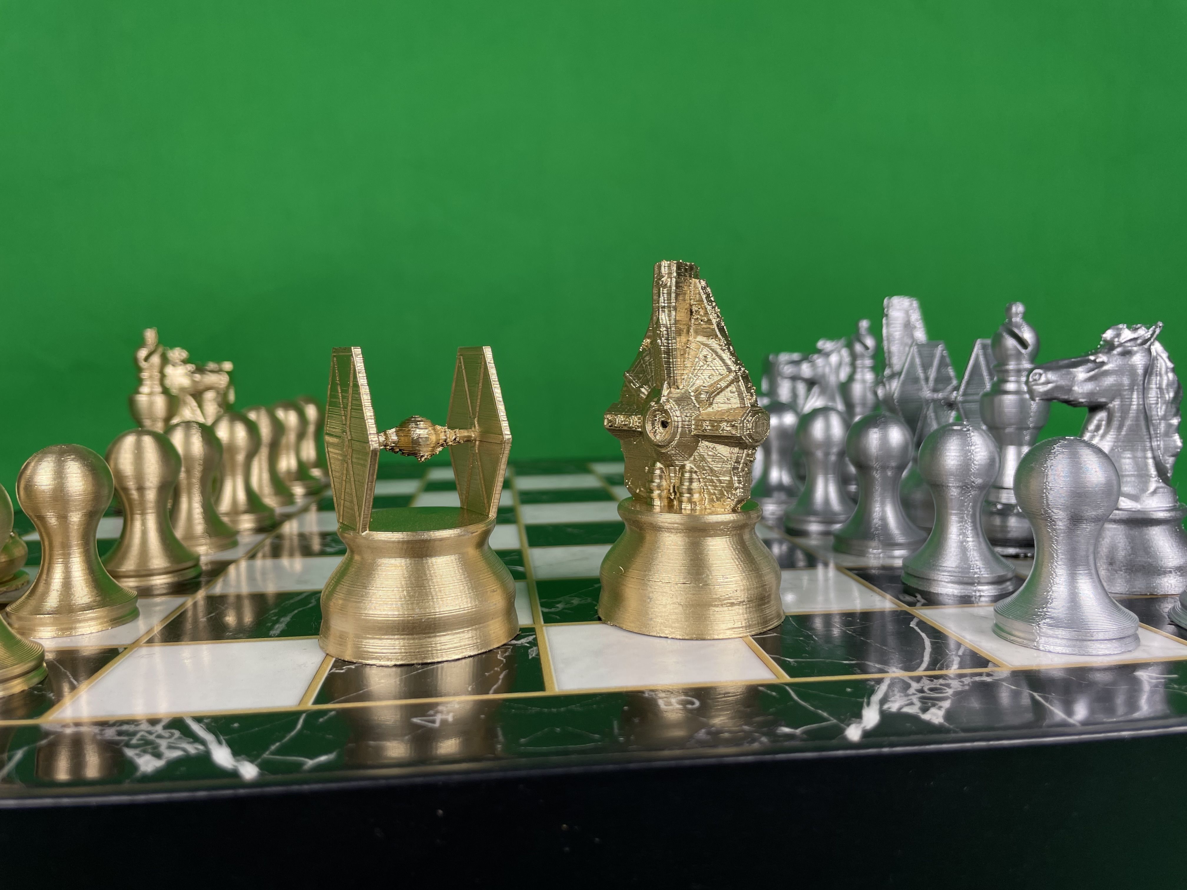 Starwars Space Ship Chess Set- Chess Game 3D model 3D printable | CGTrader