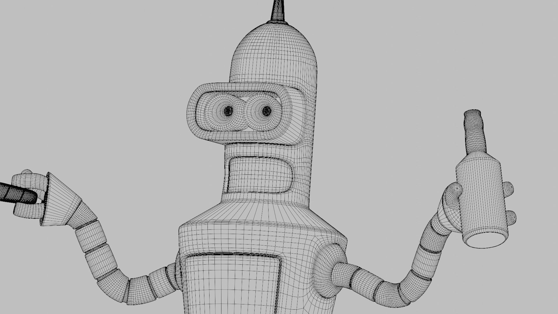 Bender Statue Futurama - 3D Printable 3D model 3D printable | CGTrader