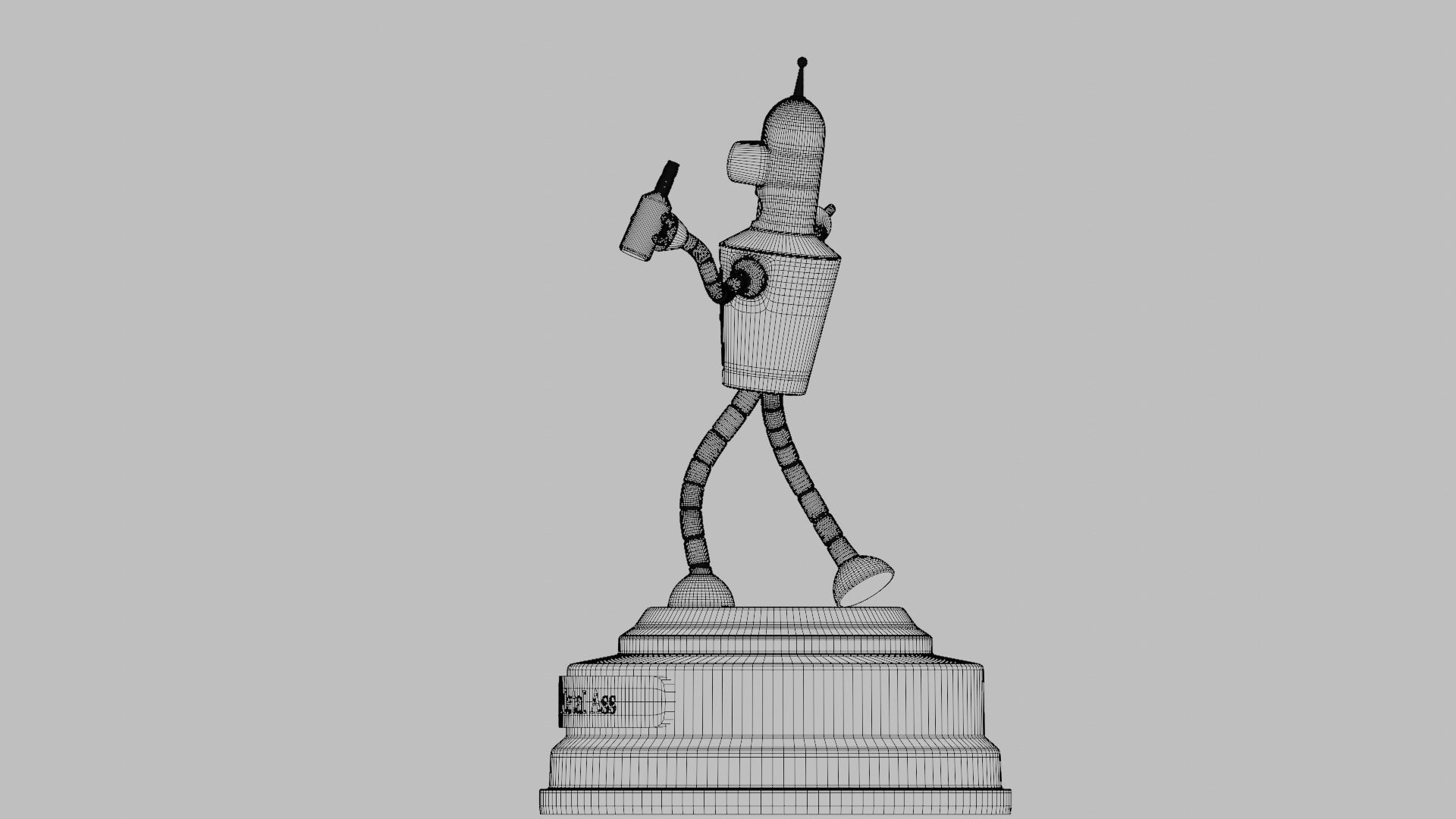 Bender Statue Futurama - 3D Printable 3D model 3D printable | CGTrader