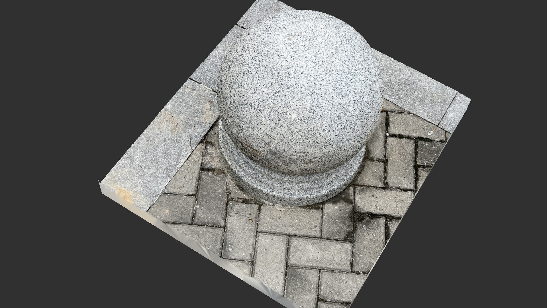 Round stone pier 3d scan 3D model | CGTrader