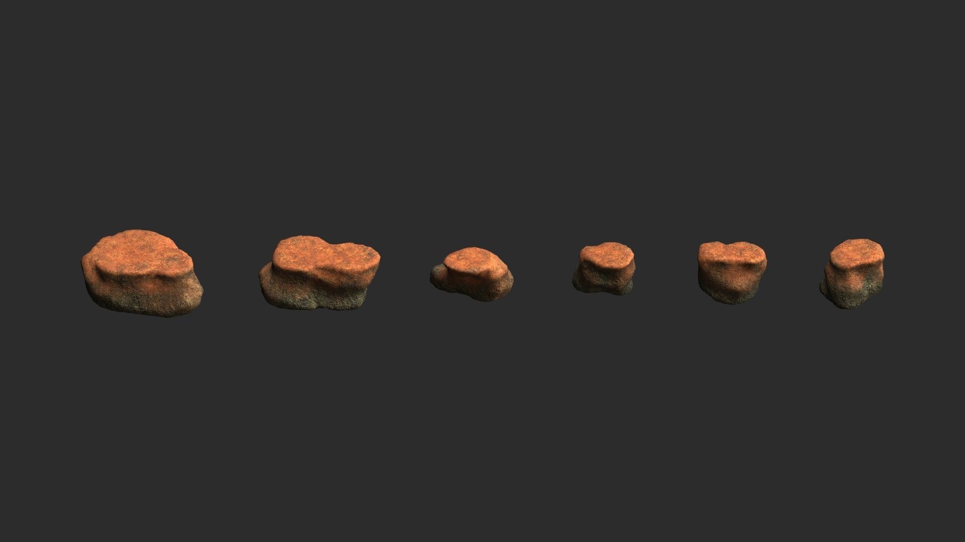 3D model Desert Rocks Combo VR / AR / low-poly | CGTrader