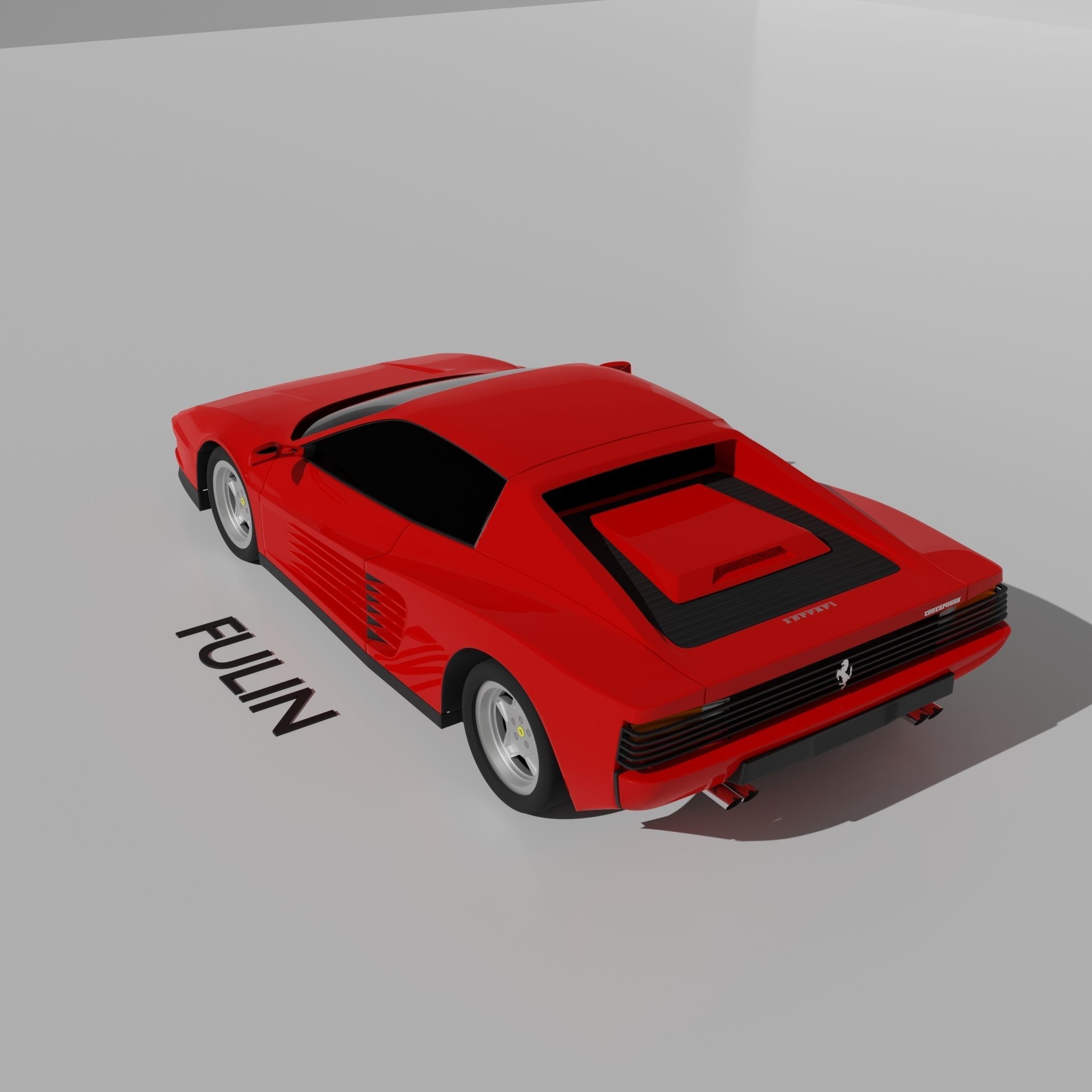 Ferrari Testarossa 3D model | CGTrader