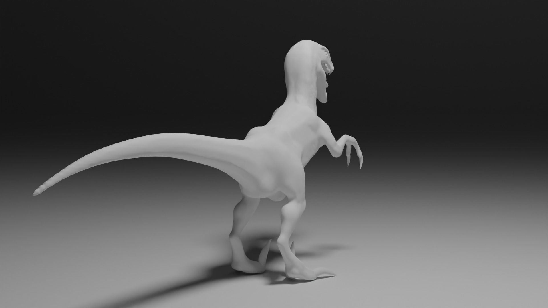 raptor dinosaur 3D model rigged | CGTrader
