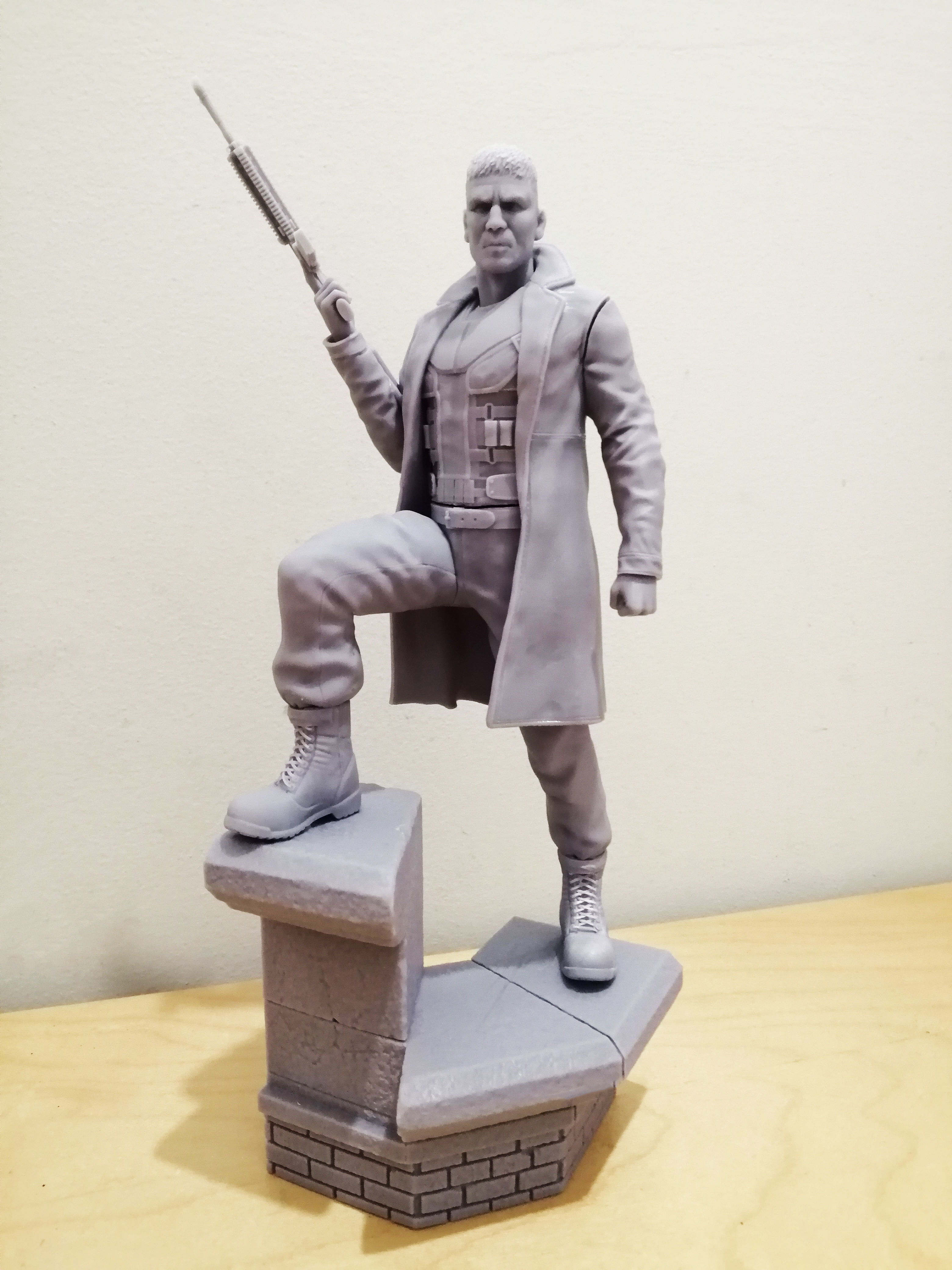 Punisher 3d Print Statue 3D model 3D printable | CGTrader