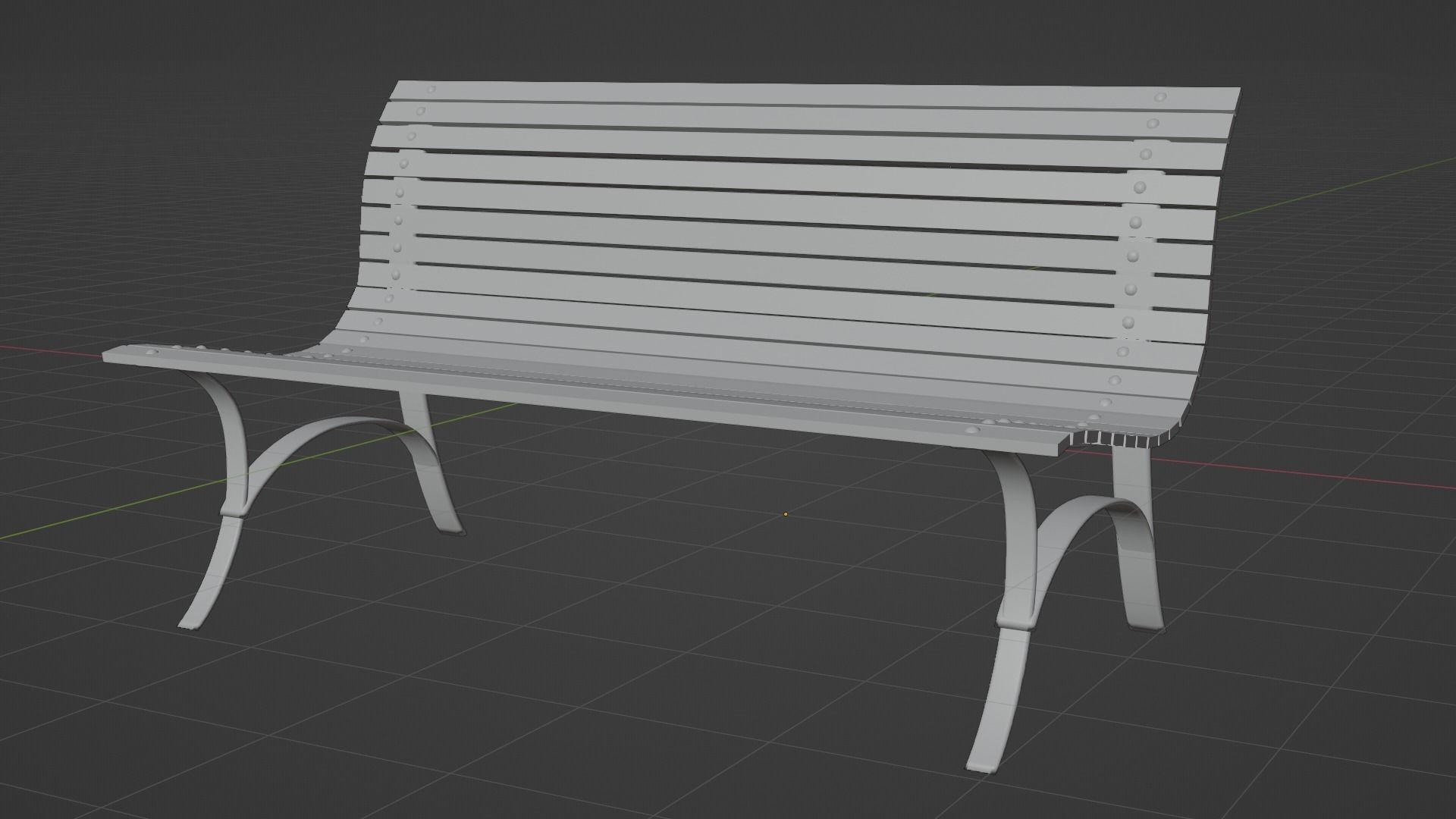 Bench wooden free 3D model | CGTrader