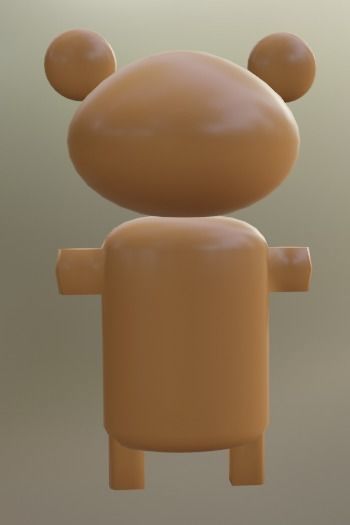 3D model VRChat 3D Bear Model Avatar VR / AR / low-poly | CGTrader