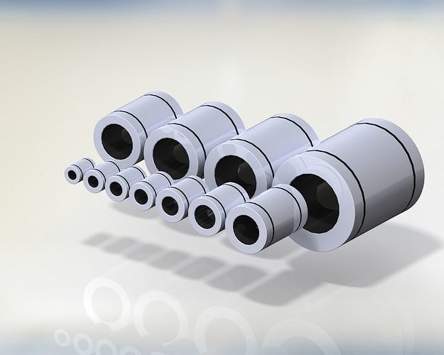 3D model Linear ball bearing LM UU VR / AR / low-poly | CGTrader