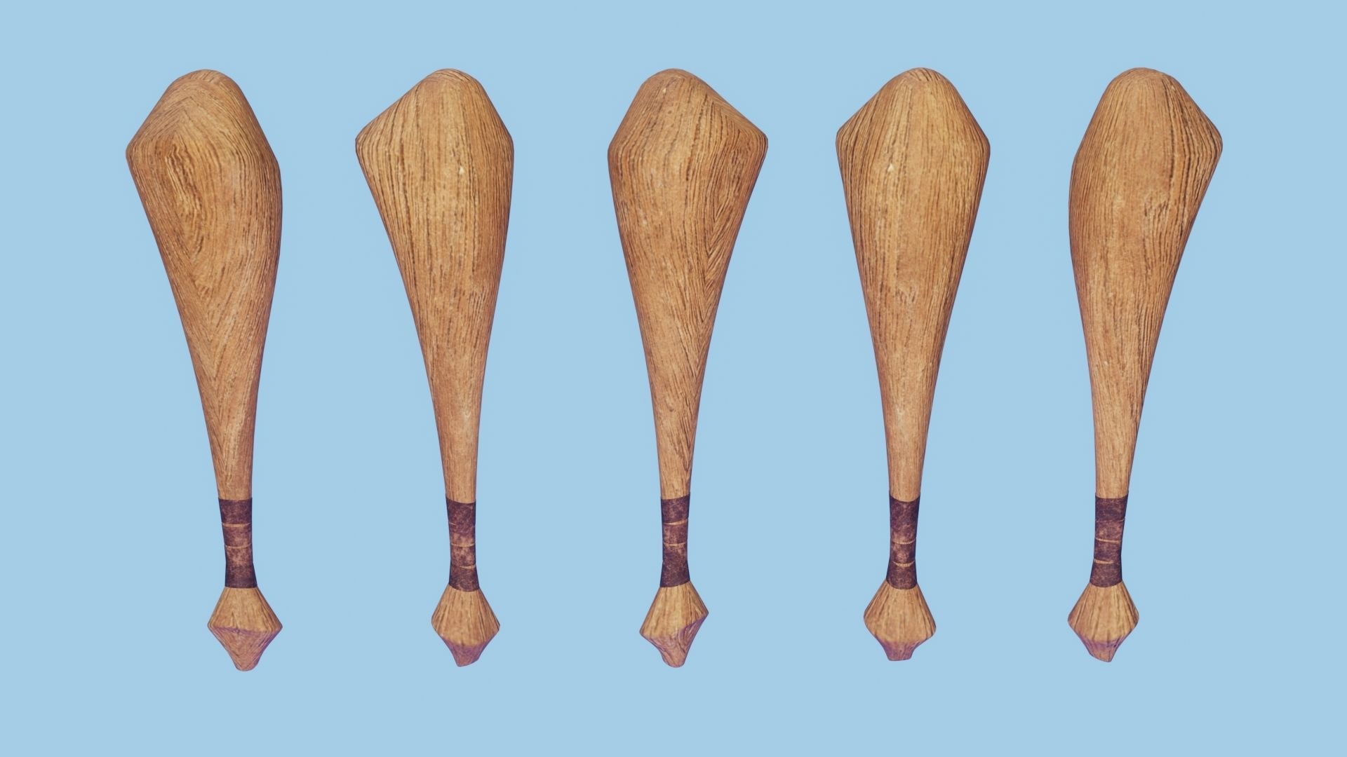 3D model Medieval Stylized Weapon Bat VR / AR / low-poly | CGTrader