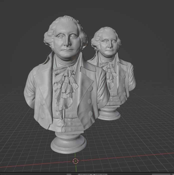 George Washington 3D model 3D printable | CGTrader
