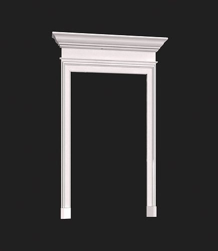 Classic Door frame 3D model | CGTrader