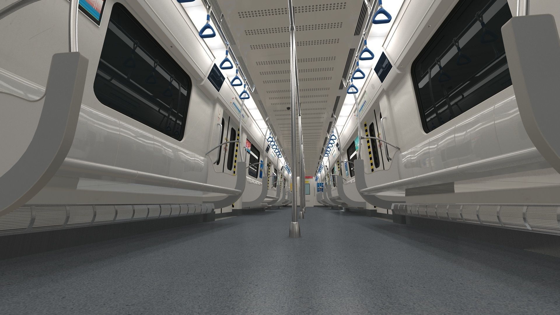 Metro Subway Interior 3D model | CGTrader