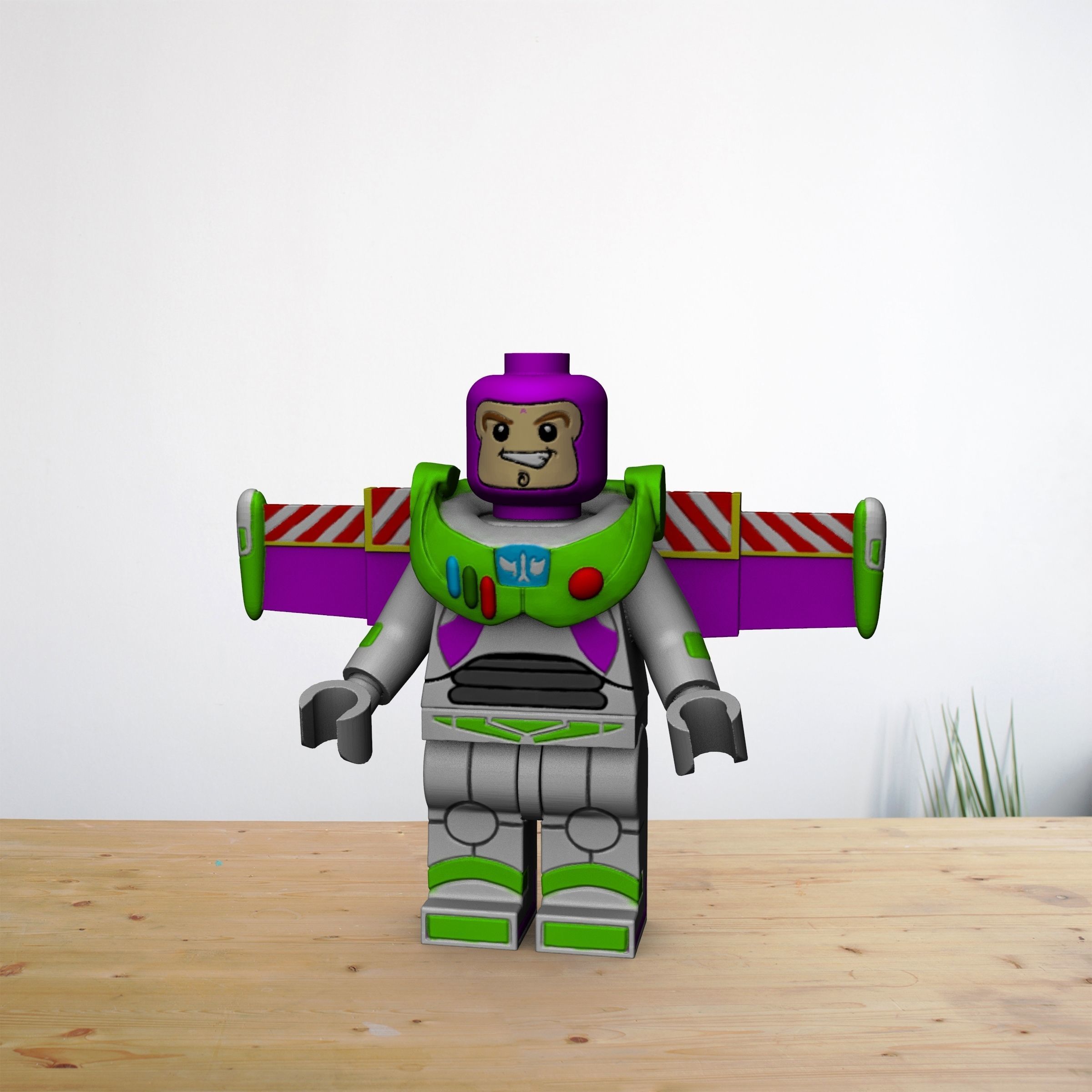 Buzz Lightyear Lego 3D model 3D printable | CGTrader