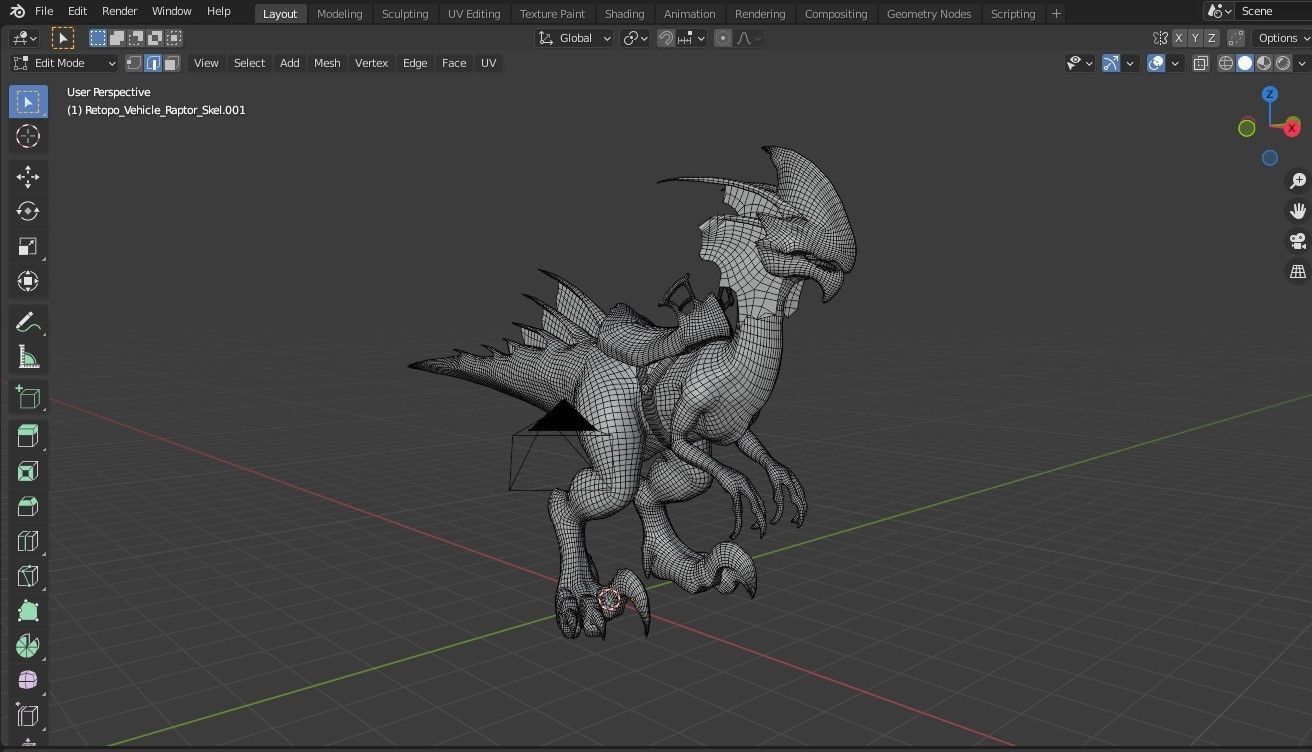3D model Base Mesh World war Dragon VR / AR / low-poly | CGTrader