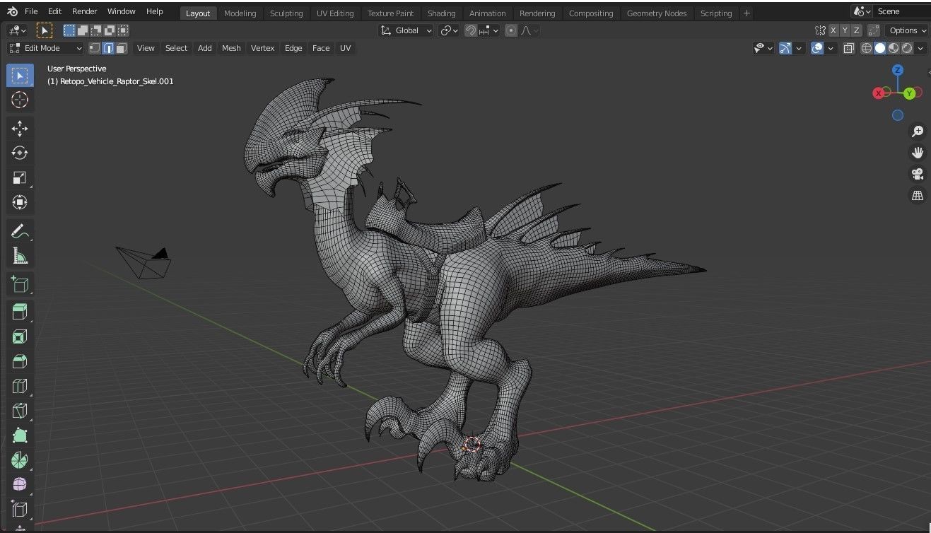 3D model Base Mesh World war Dragon VR / AR / low-poly | CGTrader