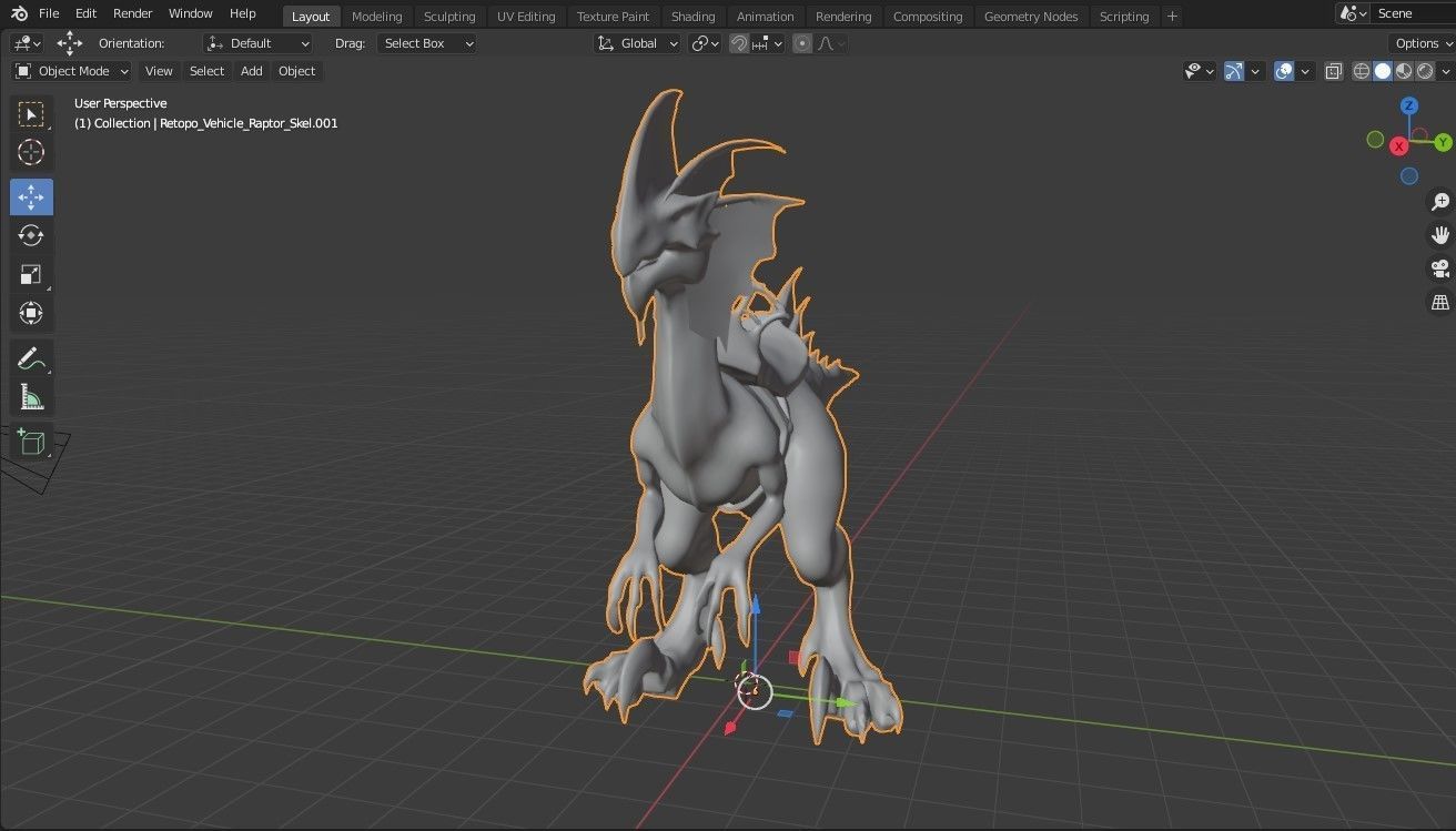 3D model Base Mesh World war Dragon VR / AR / low-poly | CGTrader