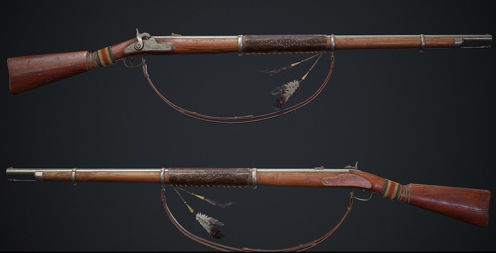 3D model Musket 1863 Game ready VR / AR / low-poly | CGTrader