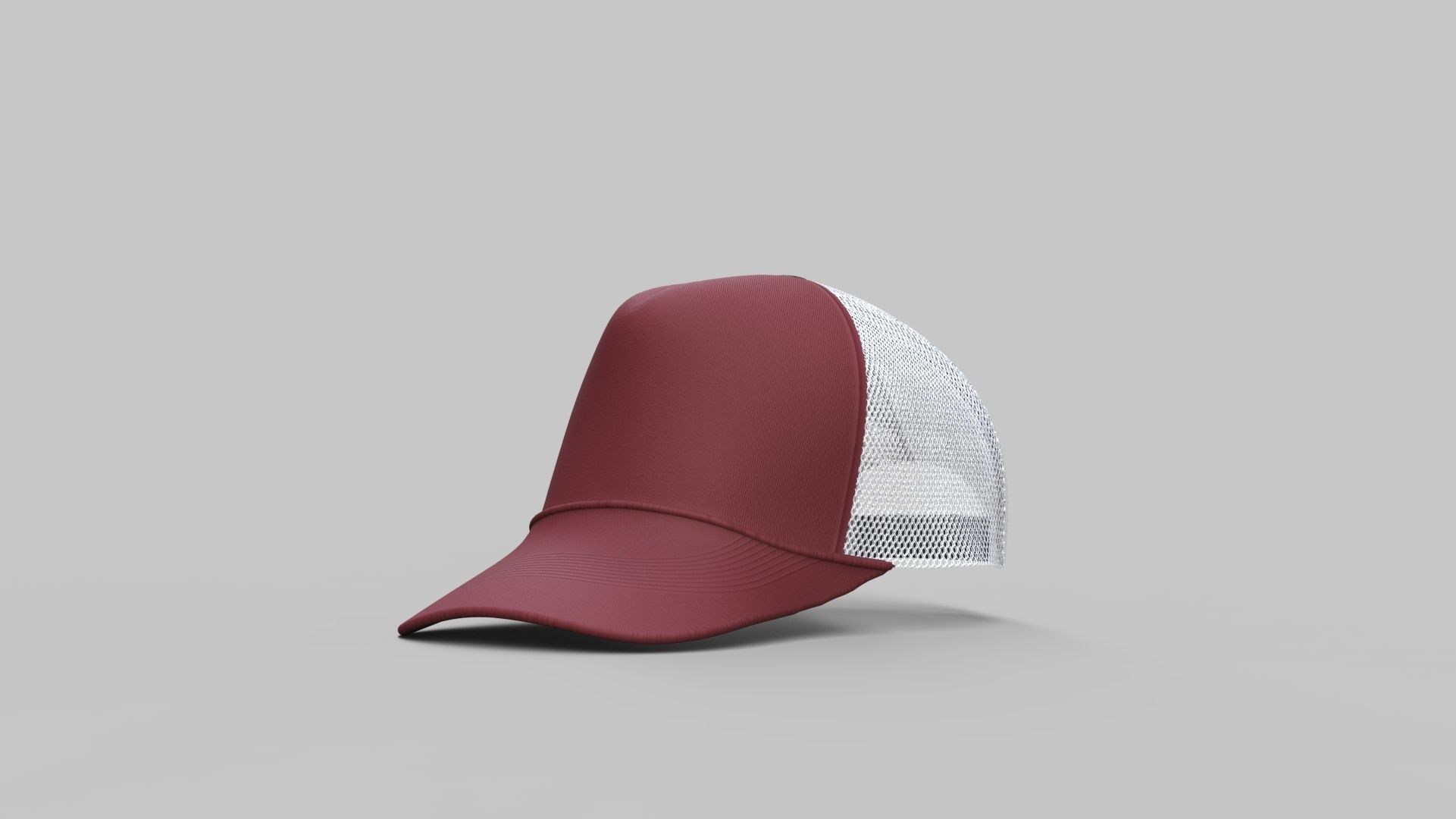 Trucker cap Design 3D model | CGTrader