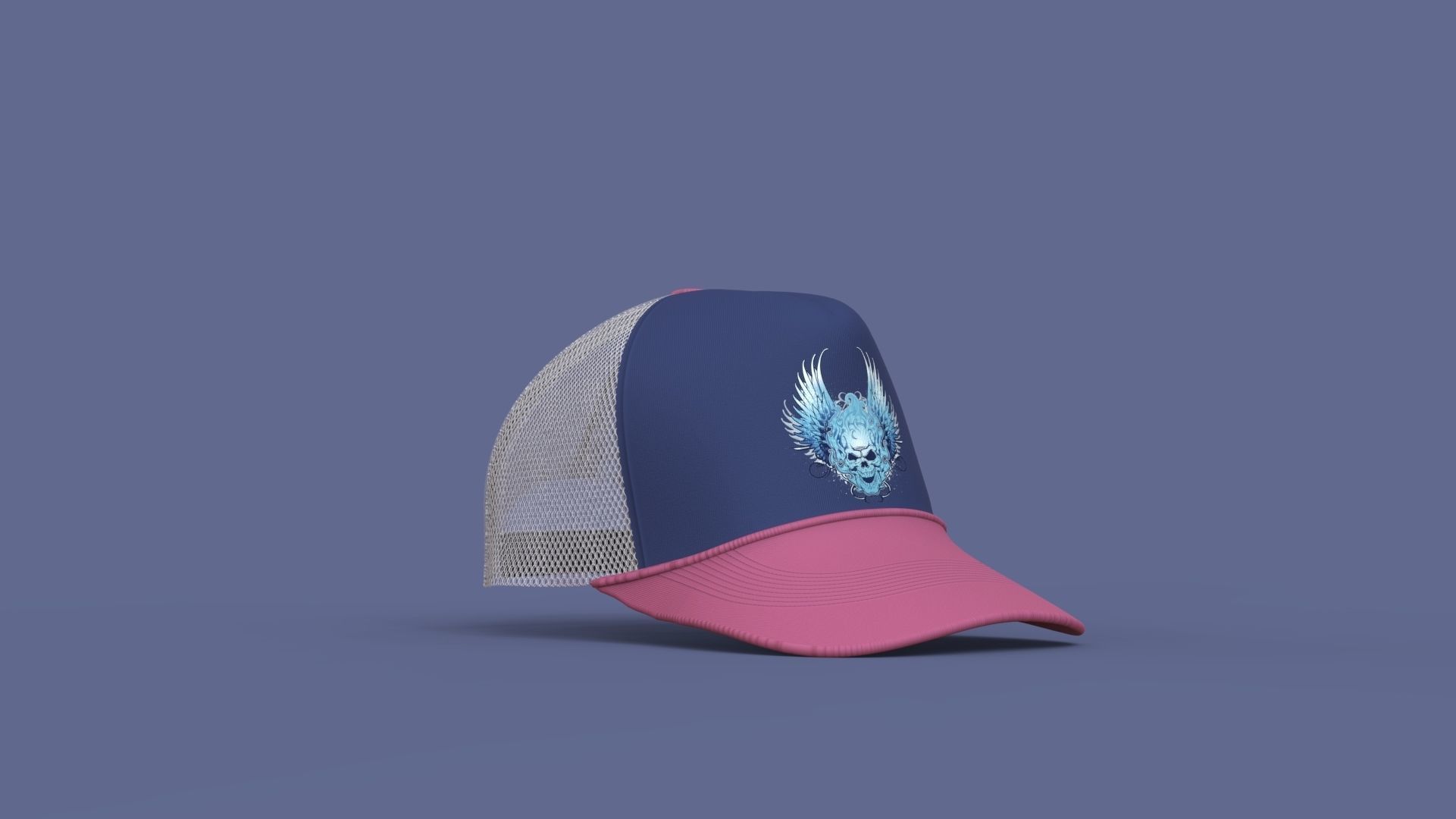 Trucker cap Design 3D model | CGTrader