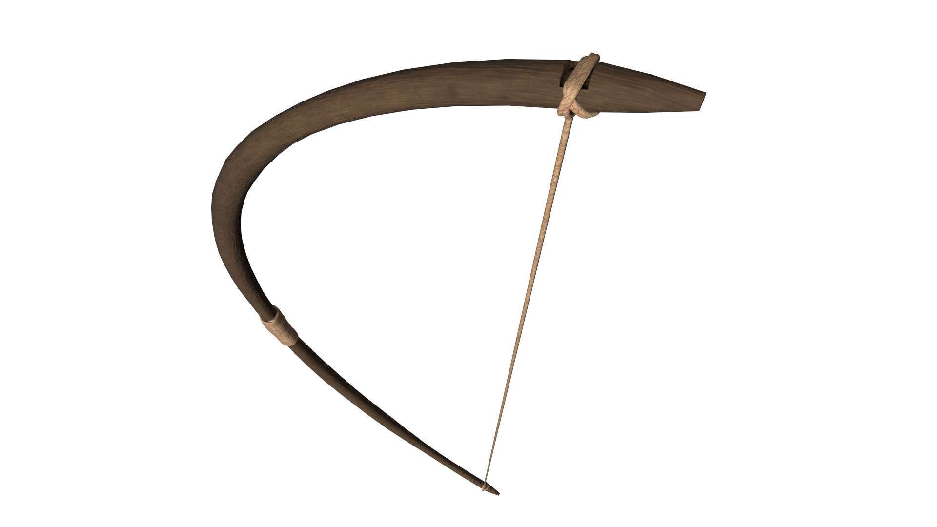 3D model Bow of arrow VR / AR / low-poly | CGTrader