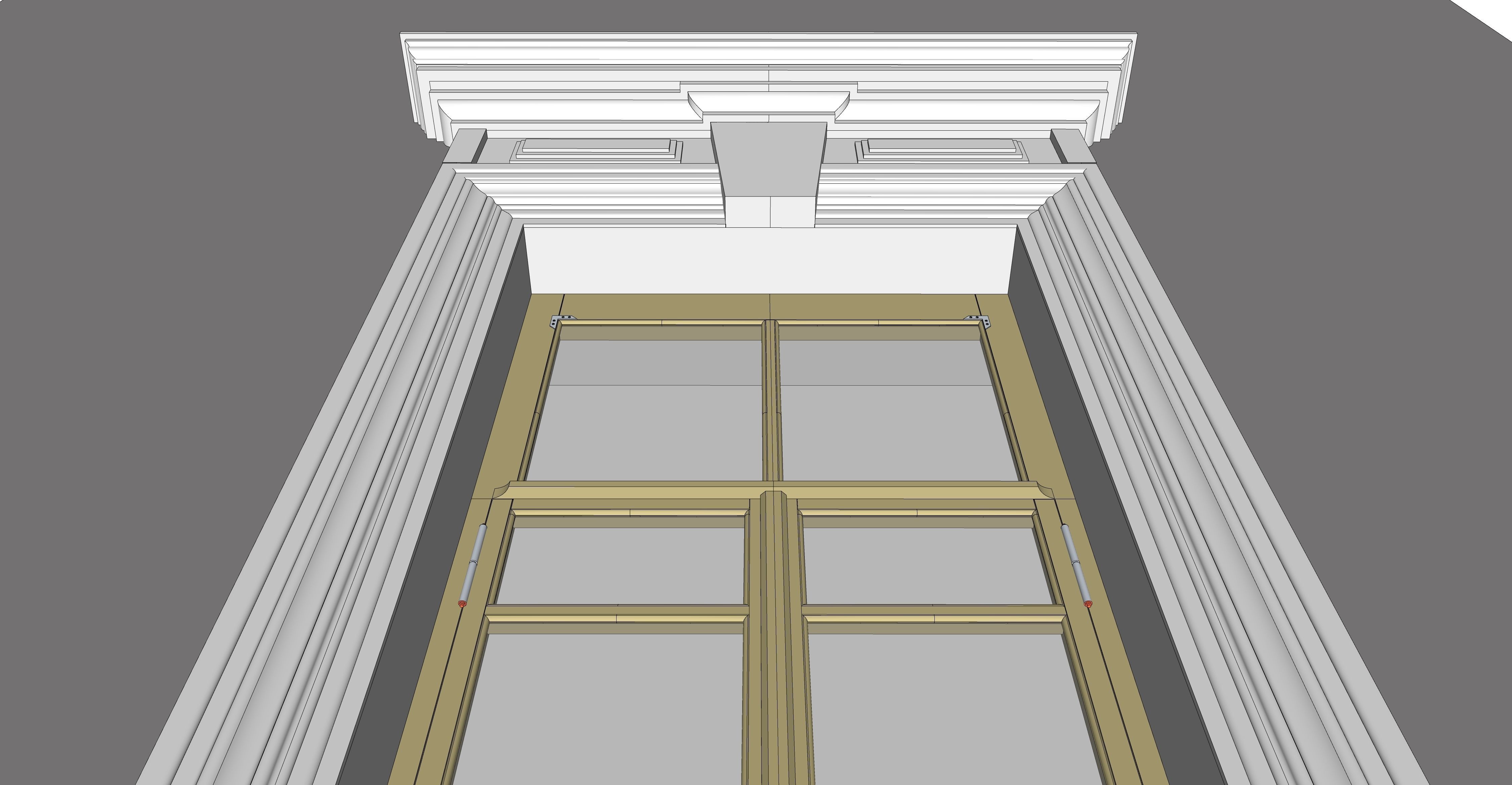 Classic window frame 3D model | CGTrader