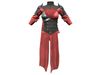 3D model Crimson Black Medieval Fantasy Armour Top Jacket With Cape VR ...