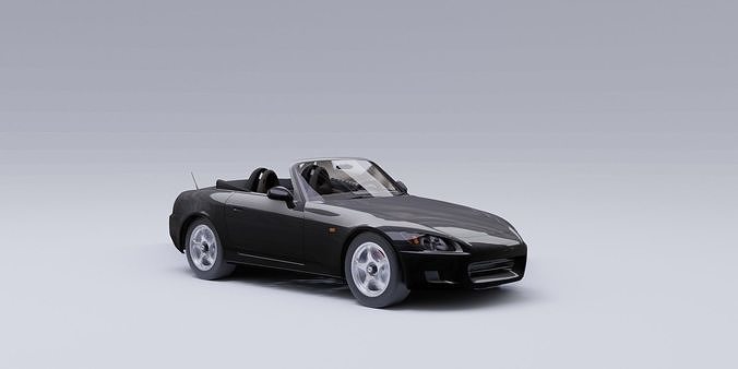 Honda S2000 model in Blender 3D model | CGTrader