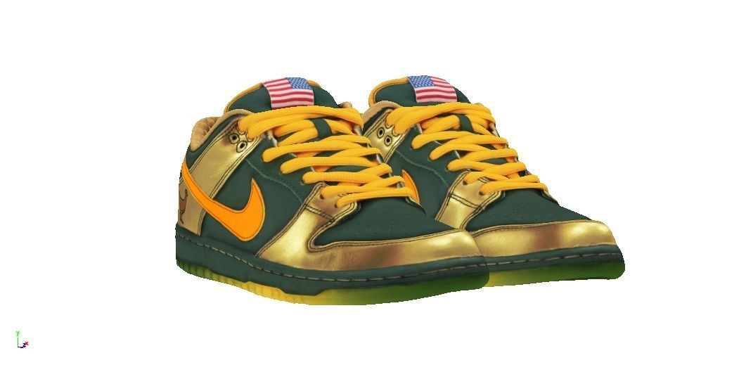 Nike SB Dunk Pro Low DOERNBECHER 3D model | CGTrader
