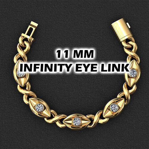 11 MM INFINITY EYE LINK 3D model 3D printable | CGTrader