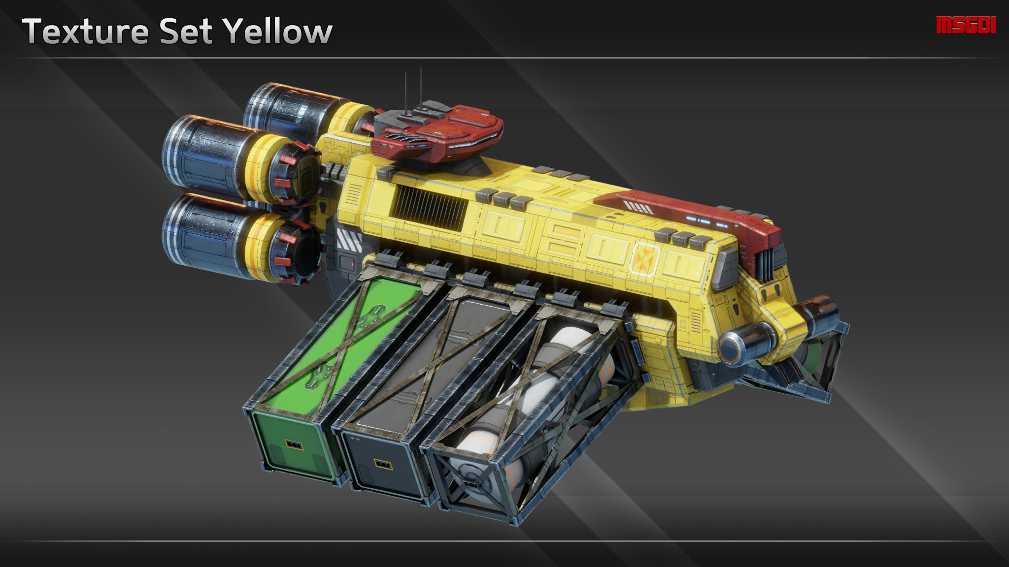 3D model Spaceship CFS3 Light Freighter VR / AR / low-poly | CGTrader