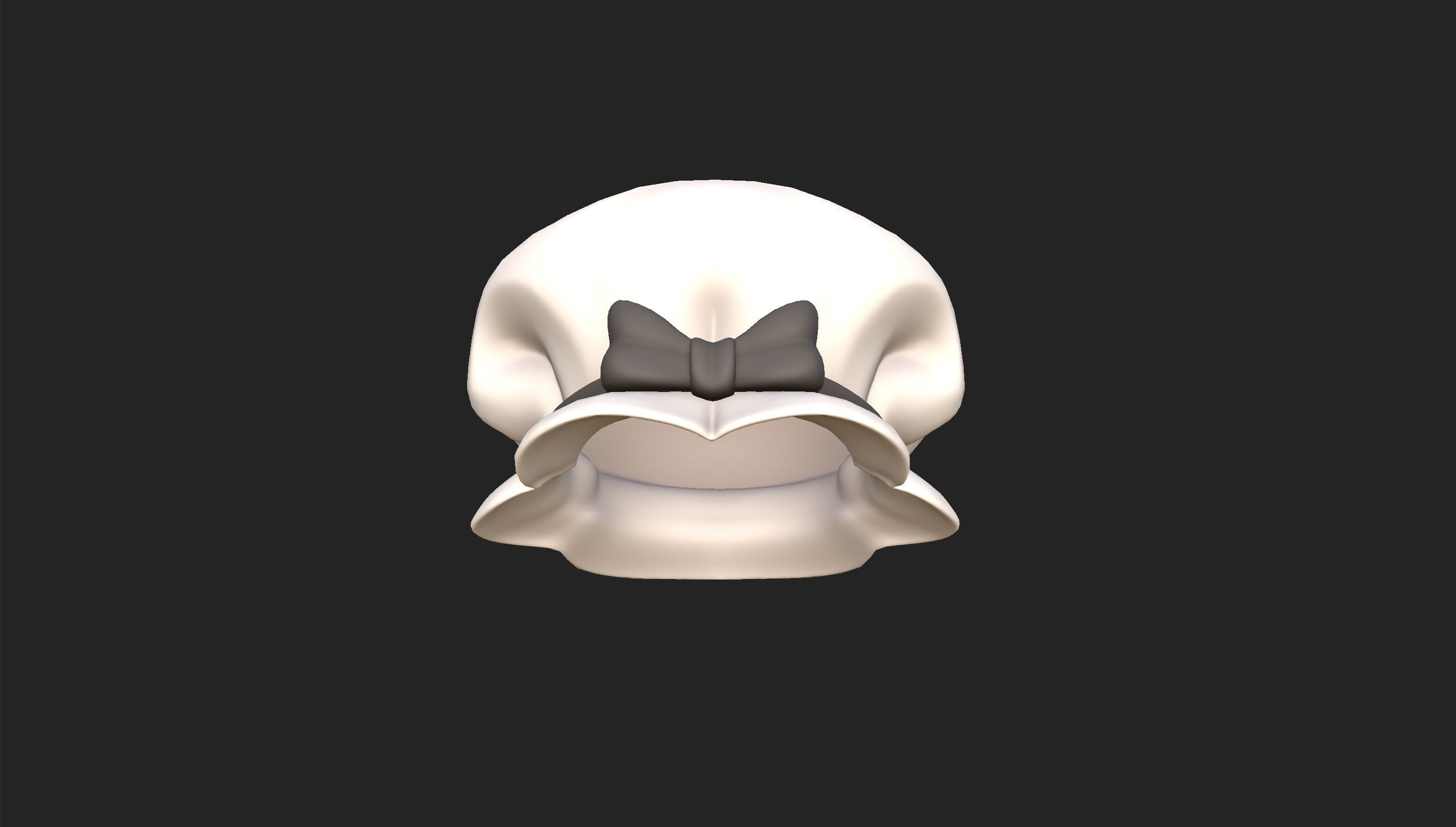 Hat007 Maid Hat 3D model | CGTrader
