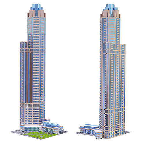 Building 311 S Wacker Dr Chicago IL 3D model | CGTrader