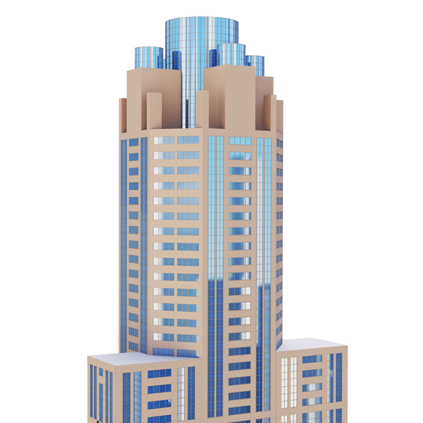 Building 311 S Wacker Dr Chicago IL 3D model | CGTrader