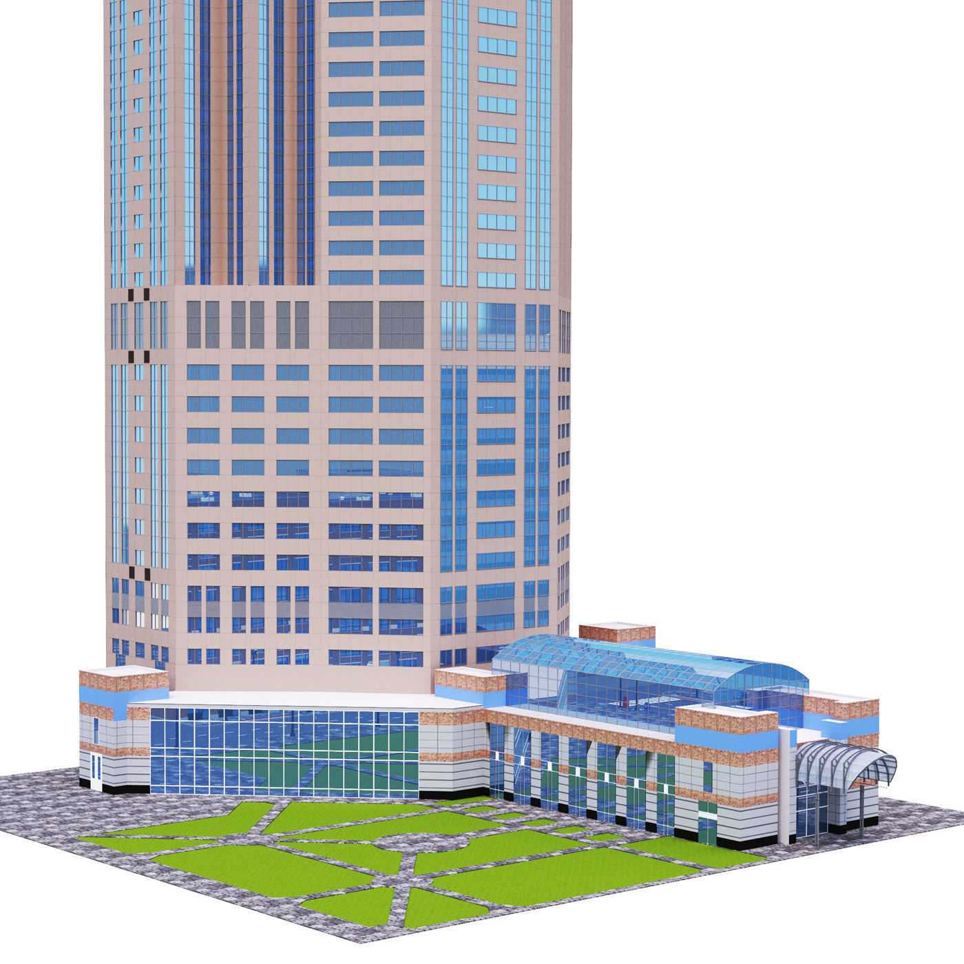 Building 311 S Wacker Dr Chicago IL 3D model | CGTrader