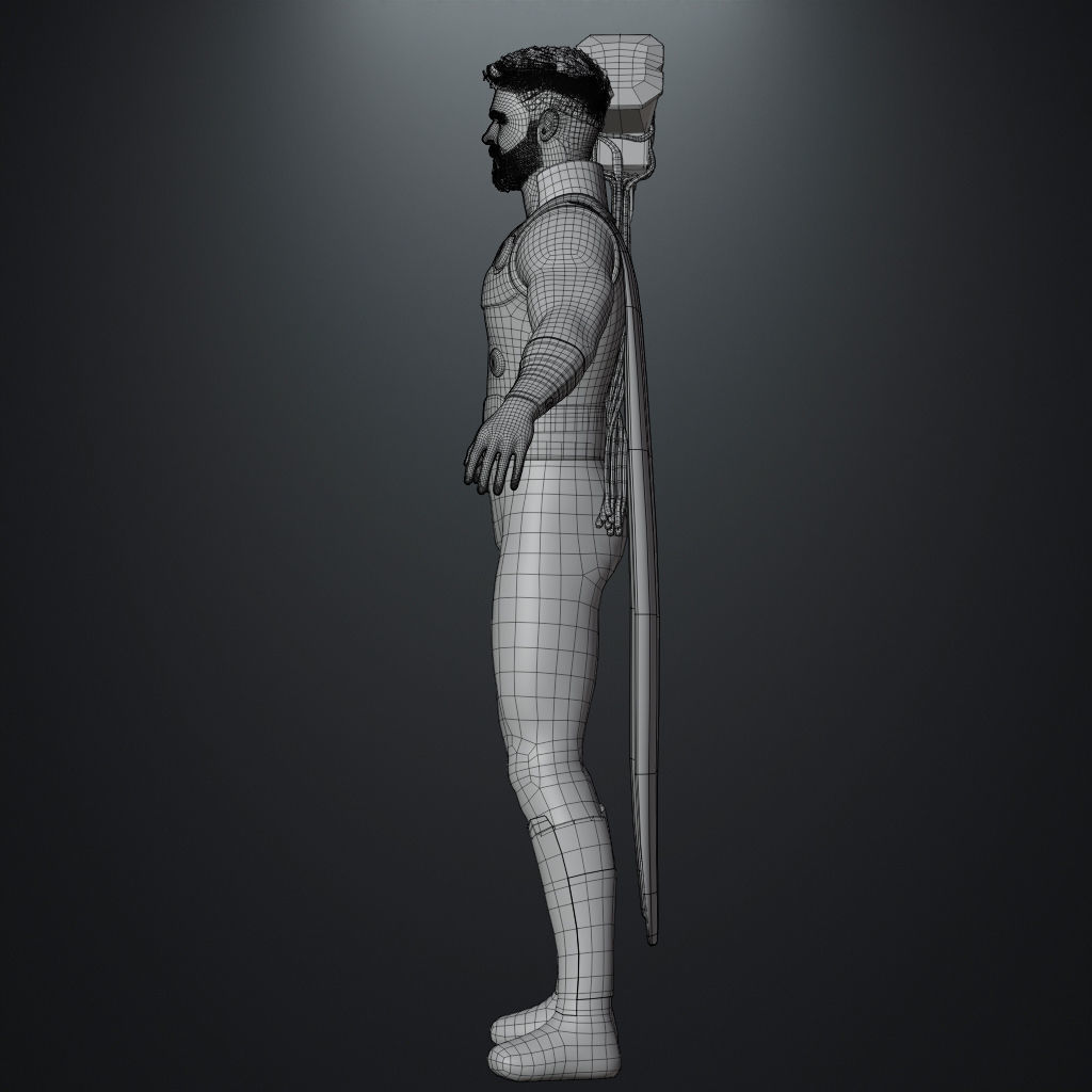 3D model Thor Rigged VR / AR / low-poly | CGTrader