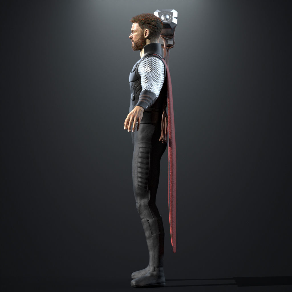 3D model Thor Rigged VR / AR / low-poly | CGTrader