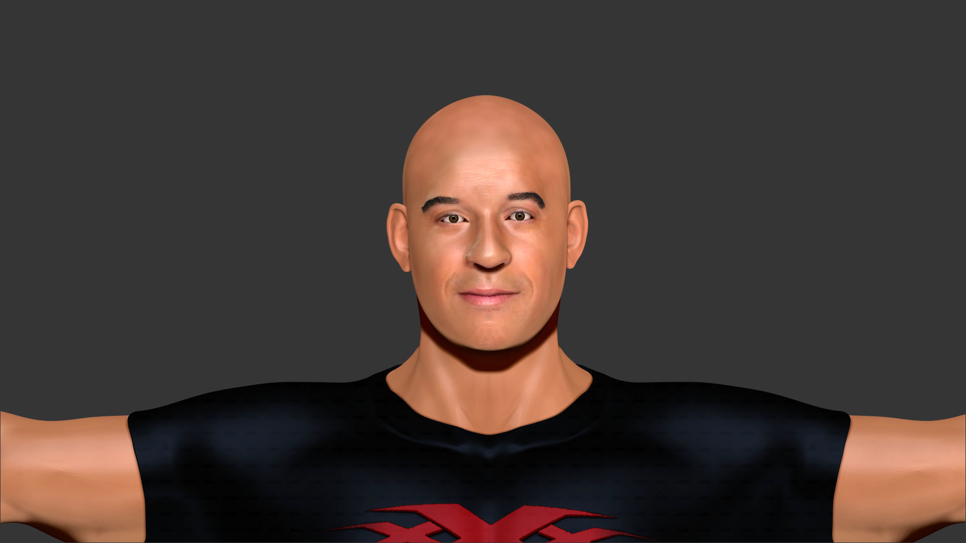 Vin Diesel ZBrush 3D model 3D model | CGTrader