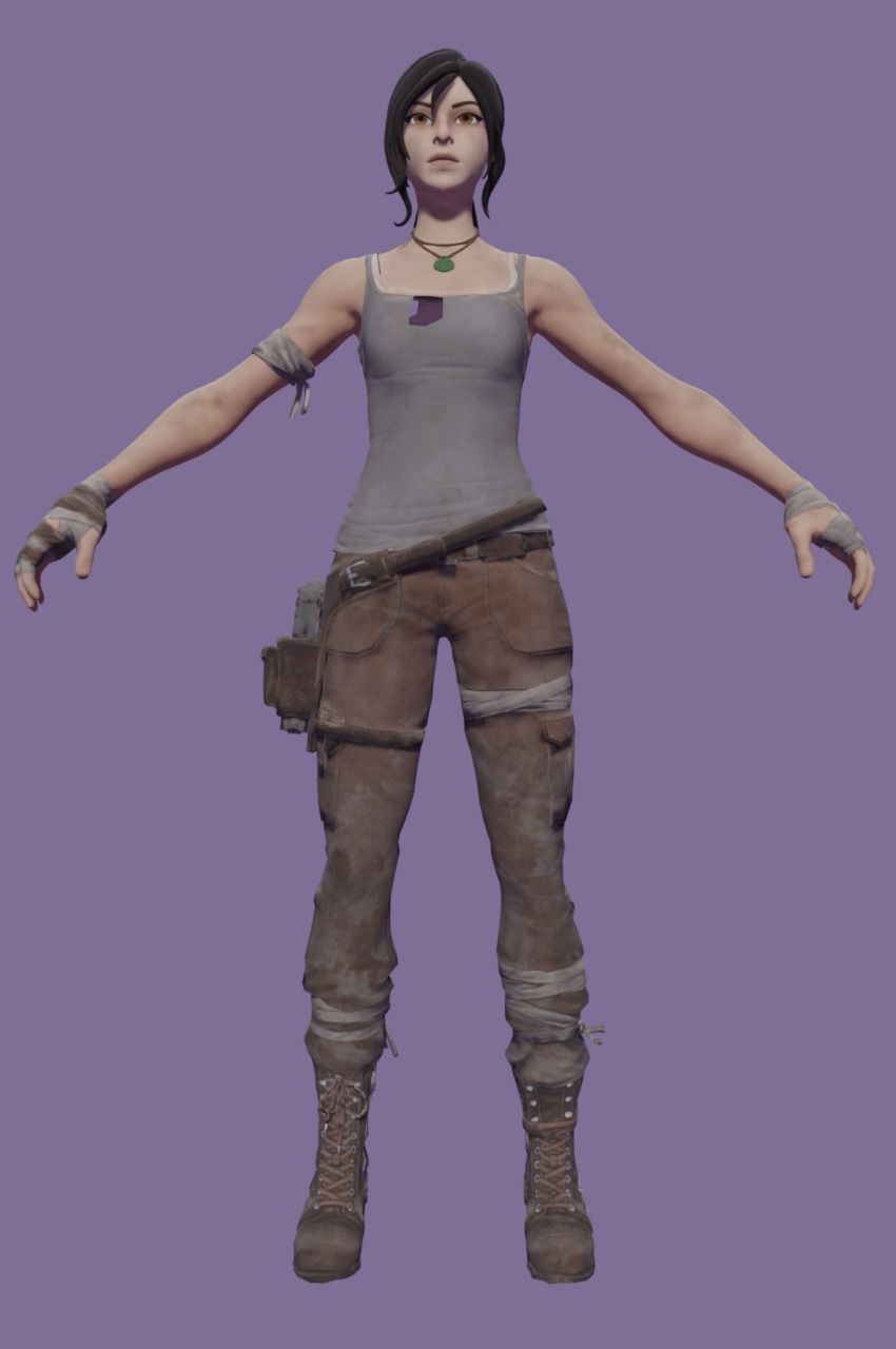 Fortnite Pack 3D model rigged | CGTrader