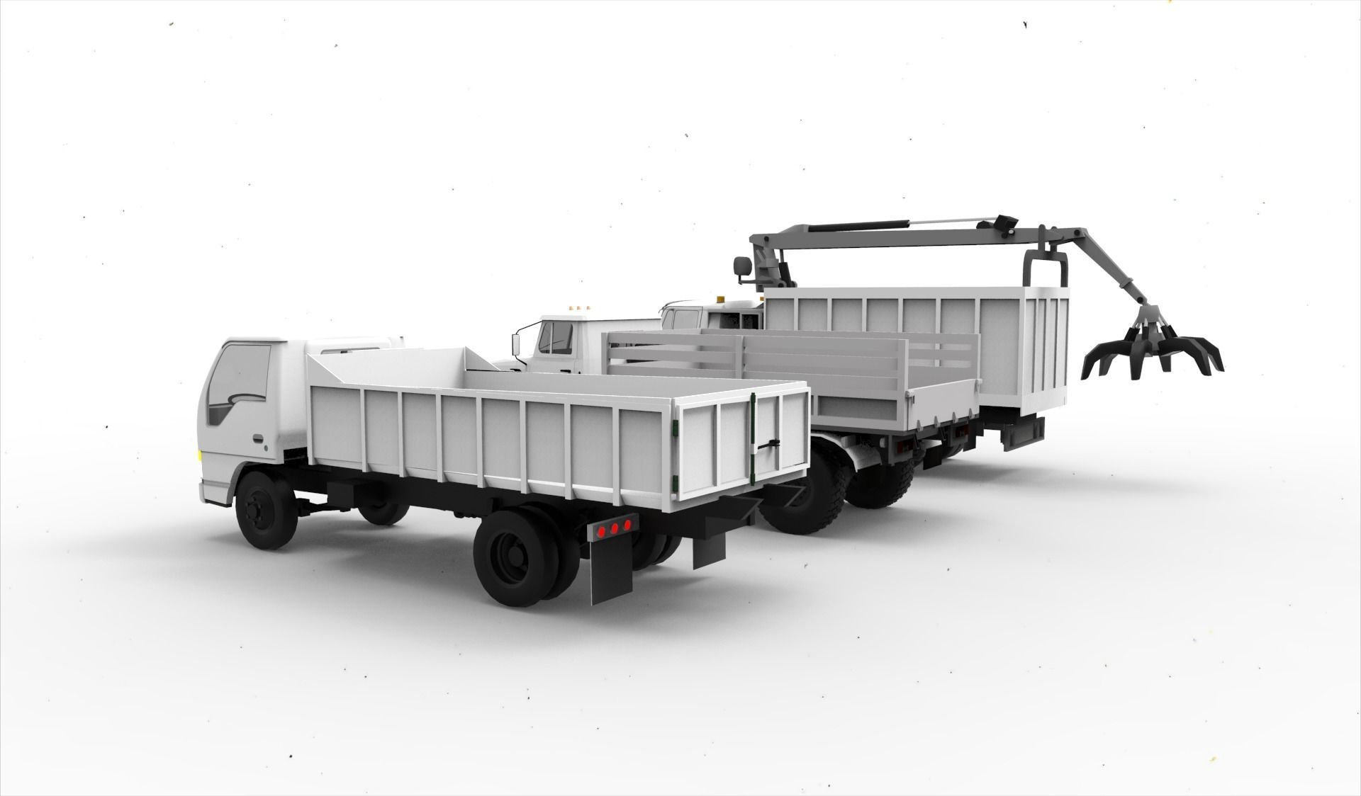 Garbage truck 3D model | CGTrader