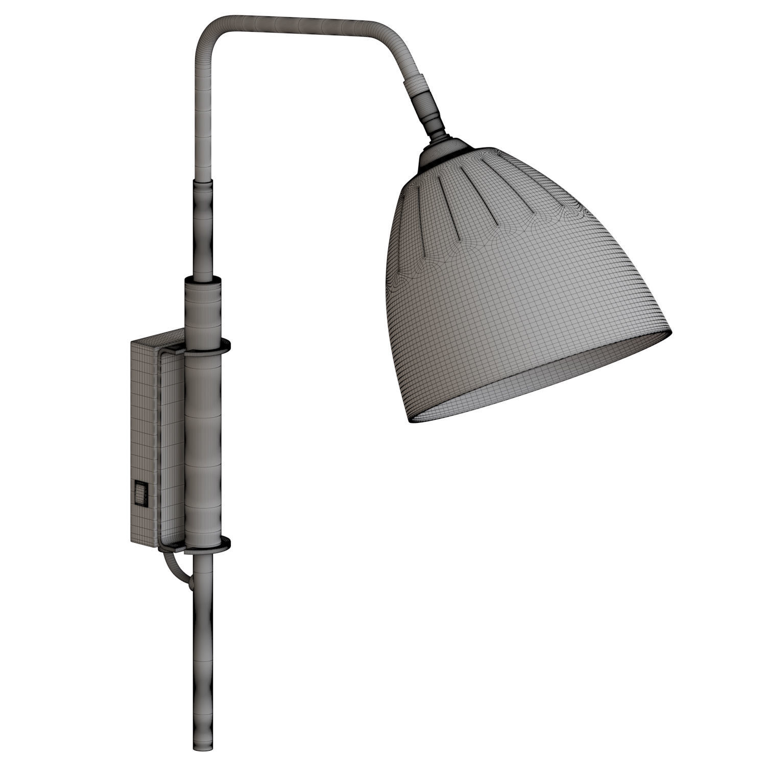 Lean Wall Light 3D model | CGTrader