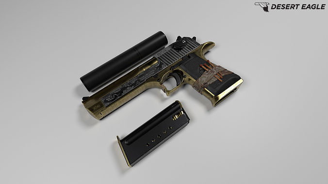 Gold Desert Eagle Cod