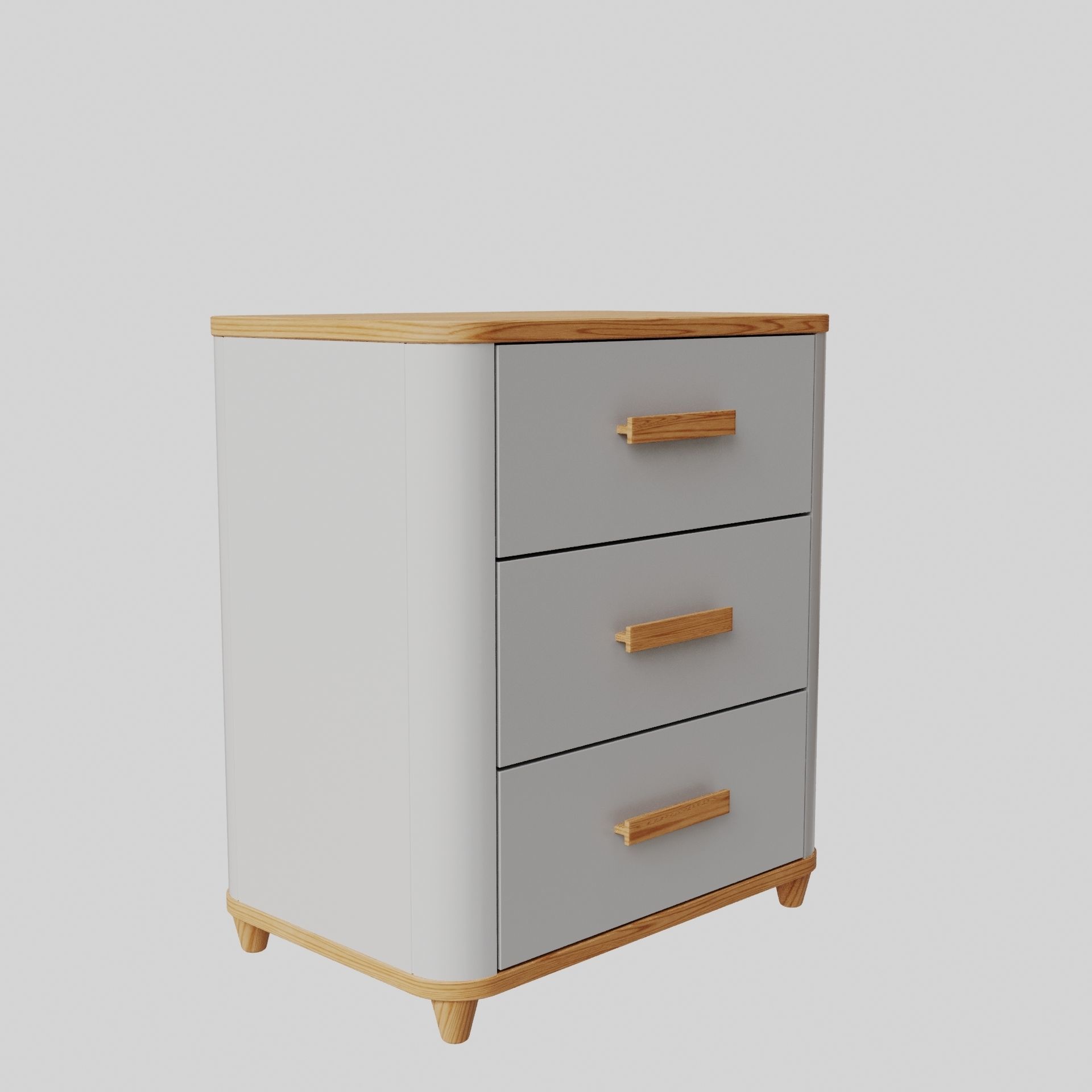 Bedside Table 001 3D model | CGTrader