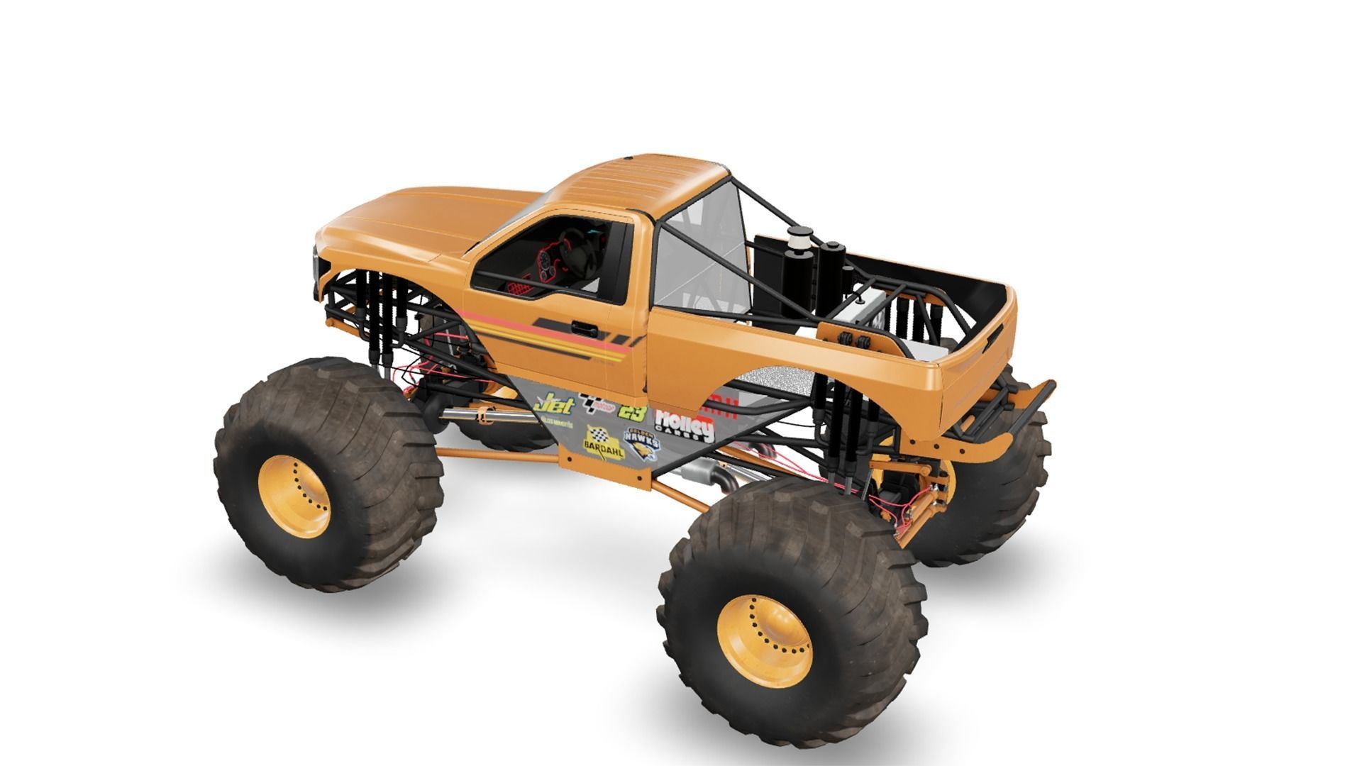 3D model Monster Truck Bigfoot 3D model VR / AR / low-poly | CGTrader