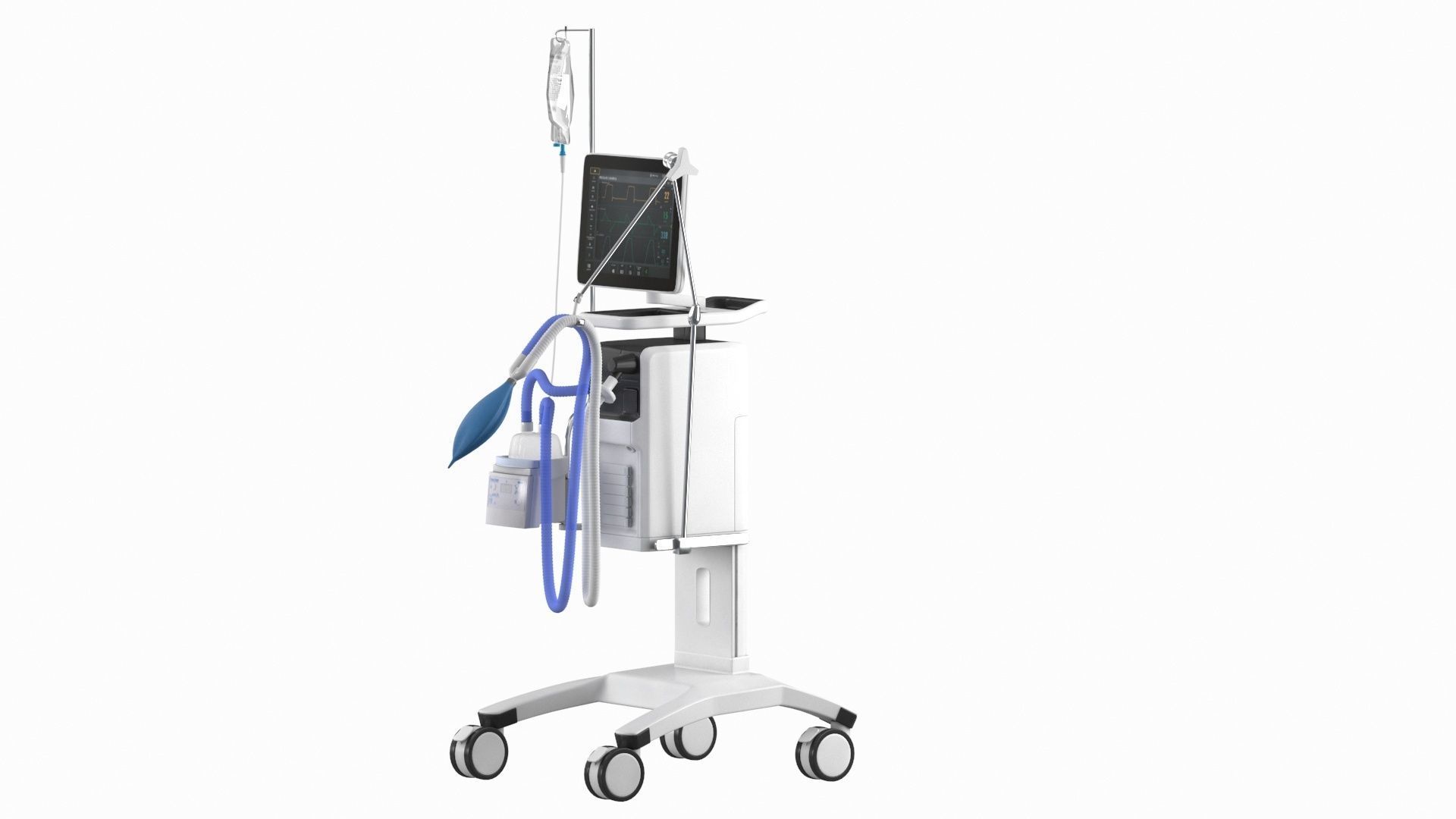 3D model Ventilator Servo - U VR / AR / low-poly | CGTrader