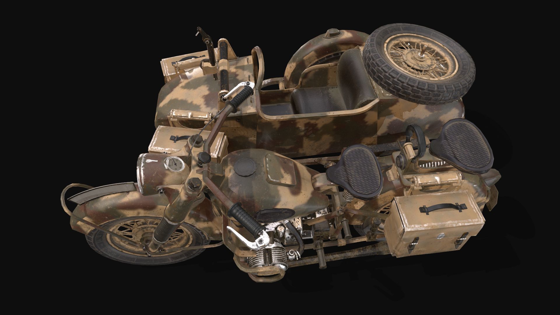 3D model Motorcycles R75 VR / AR / low-poly | CGTrader