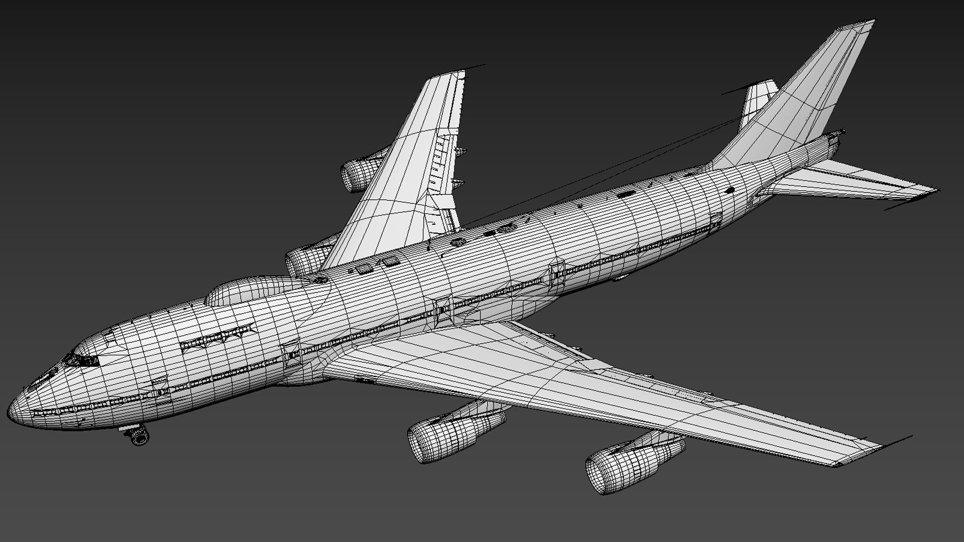 Boeing E-4 Doomsday plane 3D model | CGTrader