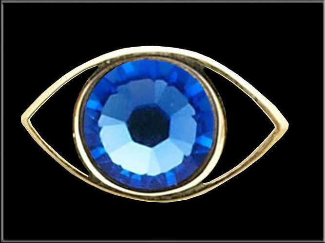 3D model Blue Diamond Eye VR / AR / low-poly | CGTrader
