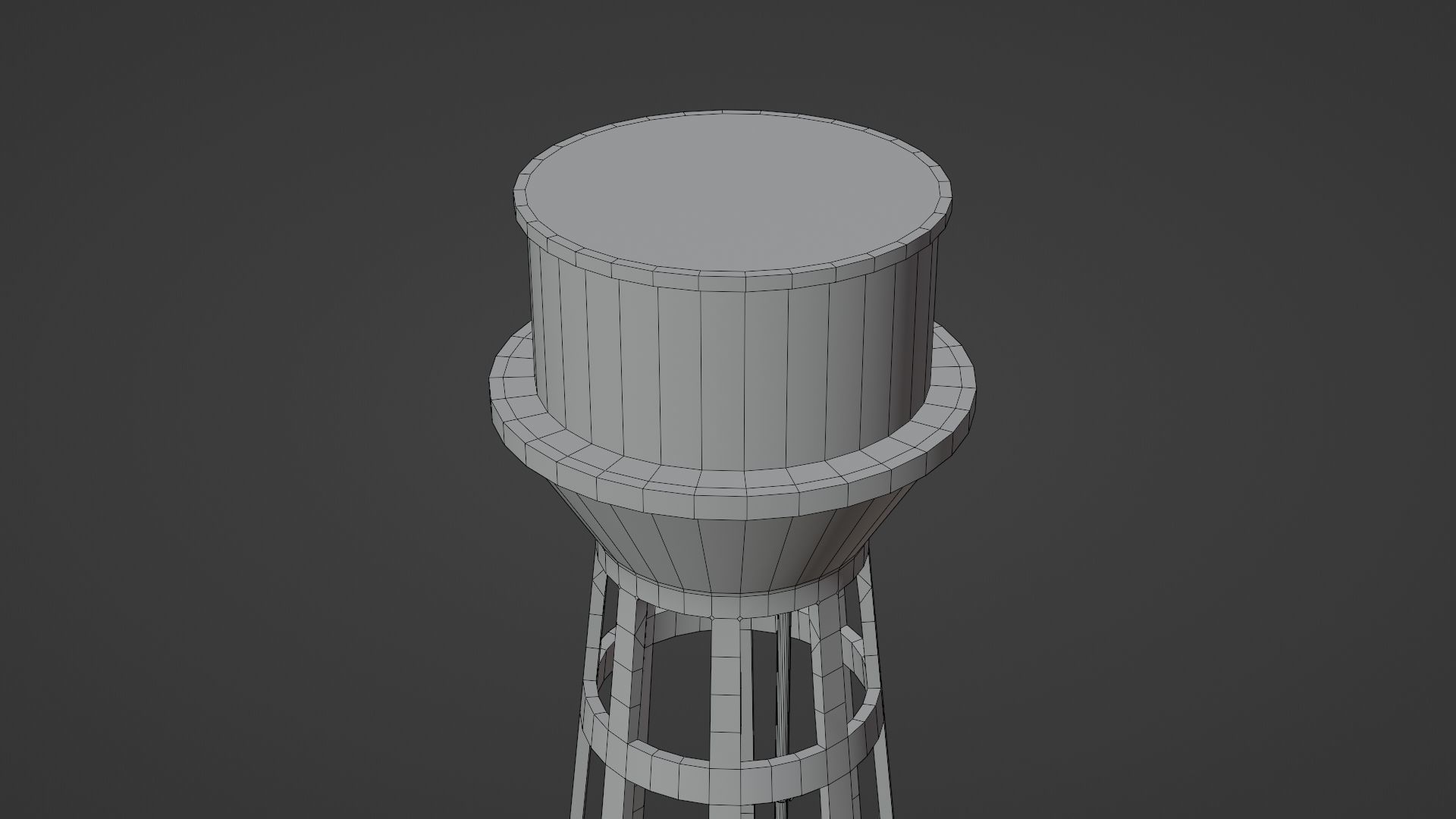 3D model Water Tower VR / AR / low-poly | CGTrader