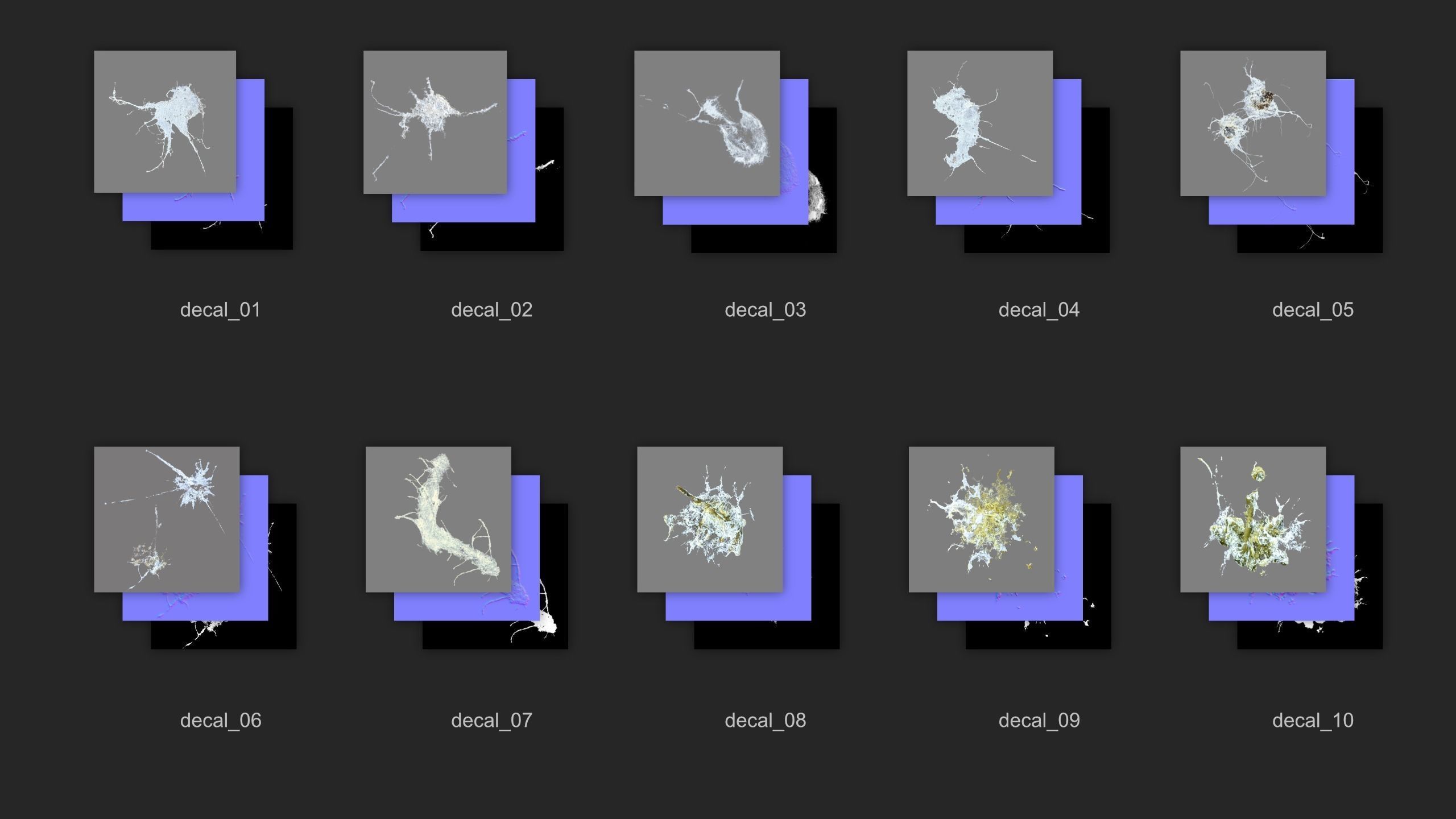 Bird Droppings Decal Textures Texture | CGTrader